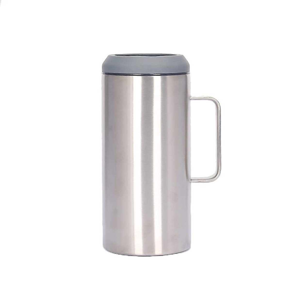 Gteller 40oz stainless steel cooler, double walled vacuum insulated bottle holder&keeper (Silver)