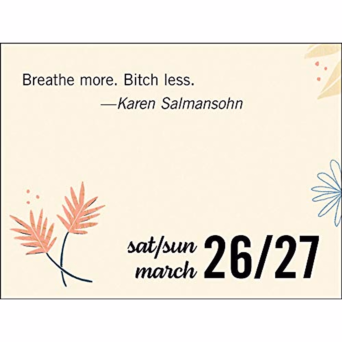 Women's Wit 2022 Mini Day-to-Day Calendar