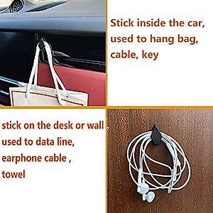 XiangJiaer Mini MultiFunction Hook car Dashboard with peg can Paste in The Back s