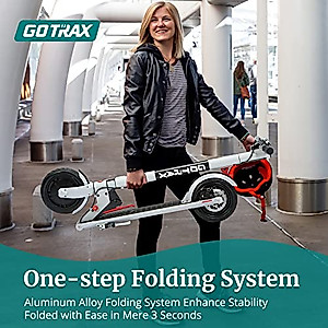 Gotrax XR Ultra Electric Scooter, LG Battery 36V/7.0AH Up to 18 Miles Long-range, Powerful 300W Motor & 15.5 MPH, UL Certified Adult E-Scooter for Commuter (Gray)