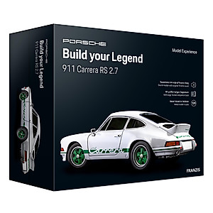 Franzis Porsche Carrera RS Build Your Legend Die-Cast Model Car with Collector's Book
