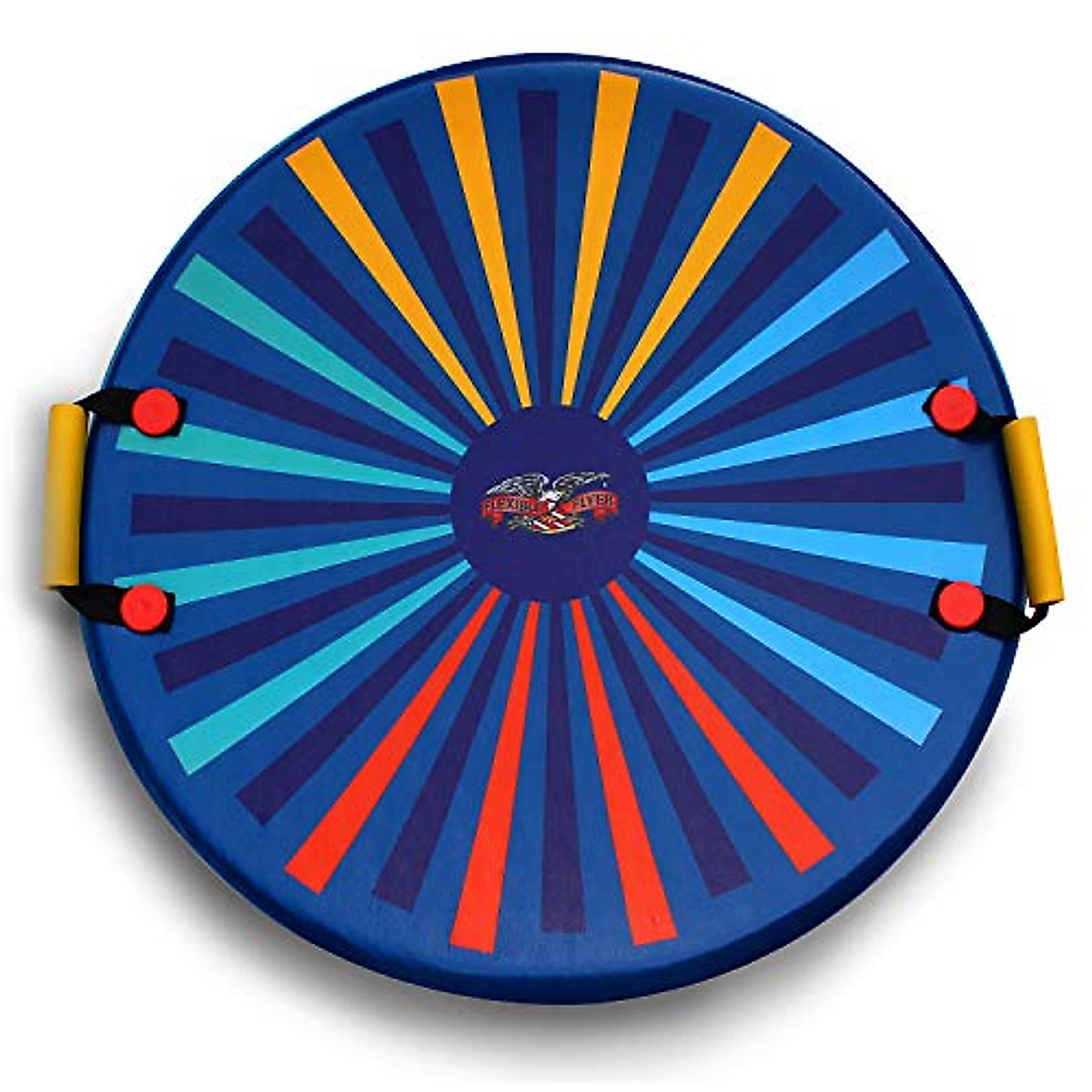 Flexible Flyer F26 Foam Snow Saucer Sled. Round SNO Disc Slider, 26"