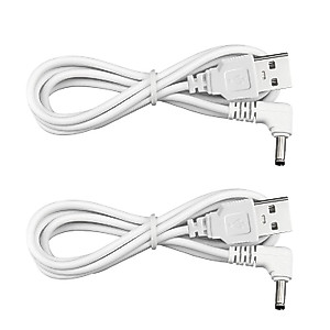 2-Pack Charger Cable Compatible with LELO Sona, Siri, Vibrator, FOREO Luna 3, Luna Mini 2, 3 ft