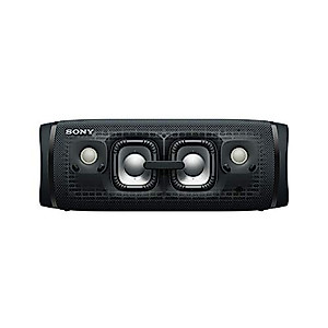 Sony SRS-XB43 EXTRA BASS Wireless Bluetooth Powerful Portable Speaker, IP67 Waterproof & Durable for Home, Outdoor, and Travel, 24 Hour Battery, Party Lights, USB Type-C, and Speakerphone, Black