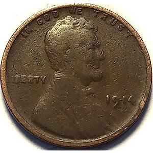 1914 P Lincoln Wheat Cent Penny Seller Good