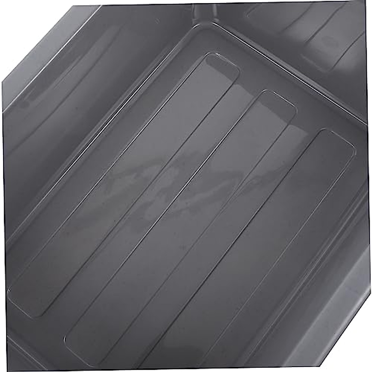 CHILDWEET Storage Bins Plastic Storage Tub Plastic Tubs Utility Tote Commercial Tote Tubs Utility Bus Box Storage Box Storage Basket Sink Household Wash Basin Grey White Storage Bins