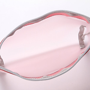 Sea Team 6pcs Multicolored Portable Travel Toiletry Pouch Nylon Mesh Cosmetic Makeup Organizer Bag with Zipper (ST-CB0616)