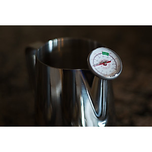 CREMA PRO Milk Thermometer - Make The Perfect Coffee or Espresso - Coffee Accessories - Easy & Quick Clean Up