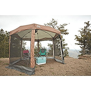 Coleman Back Home Screened Canopy Tent with Instant Setup, Screenhouse Outdoor Canopy and Sun Shade with 1 Minute Set Up