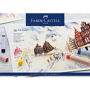 Faber-Castell Soft Dry Pastel Chalk Long Goldfaber 36 Colors