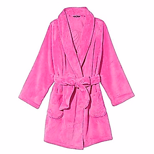 Victoria's Secret Short Cozy Robe Color Pink Size Med/Large New