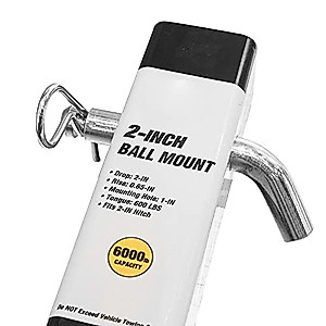 ROAD DAWG Trailer Hitch Pin and Clip 5/8" Diameter Hitch Pins Fit for 2" Receiver,ATRLY2101D