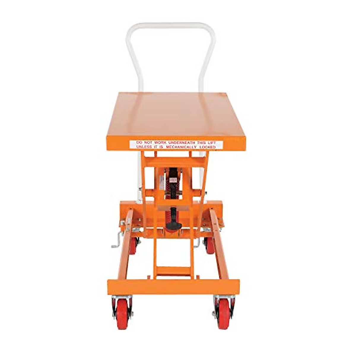 Vestil SCSC-400-2032 Steel Self-Elevating Lift Cart, 400 lbs Capacity, 40" Length, 20" Width, 30-1/2" Height