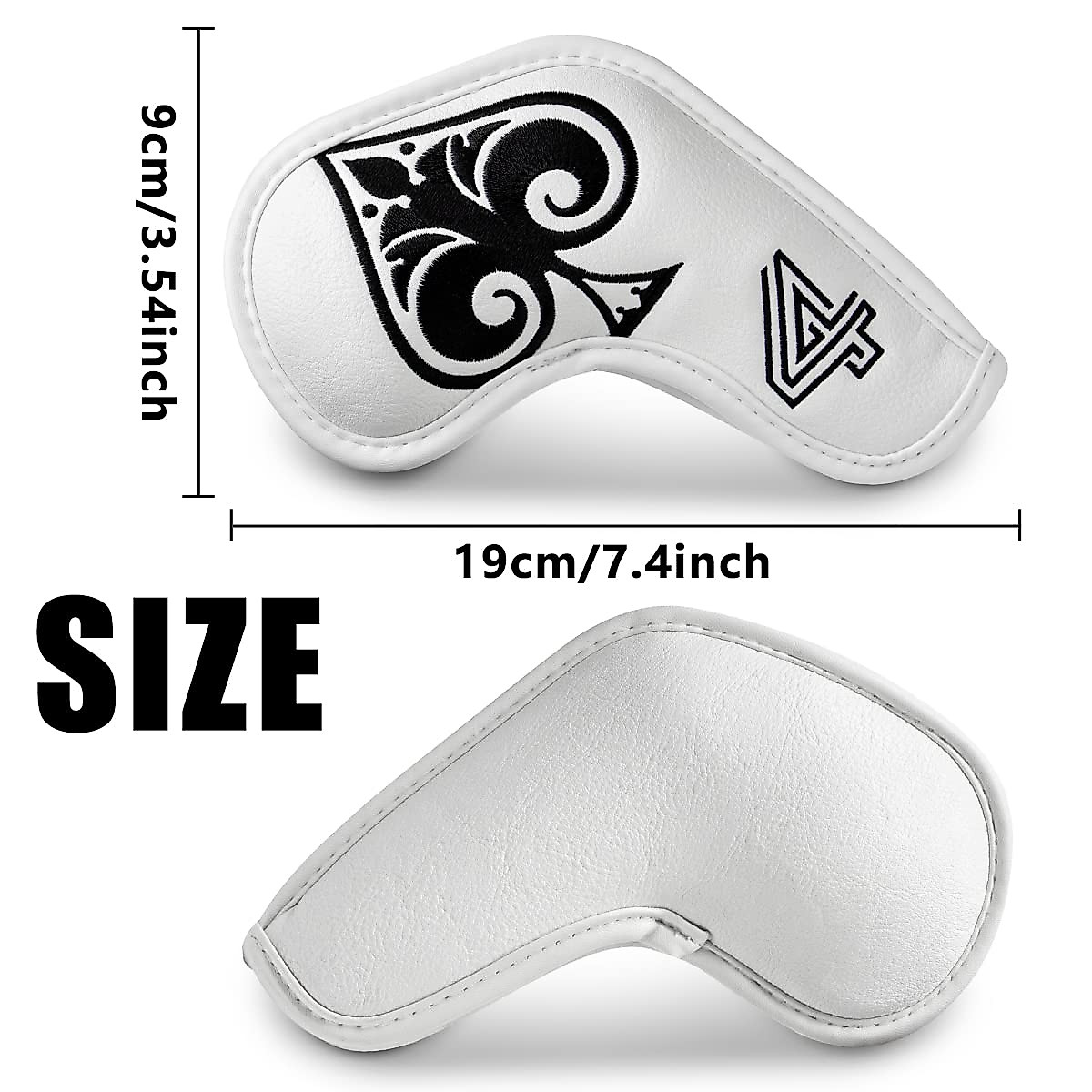 Golf Iron Cover Golf Club, iron Club Head Covers Headcovers fits for Ping, Taylormade Mizuno, Golf Iron Accessories for Men/Women