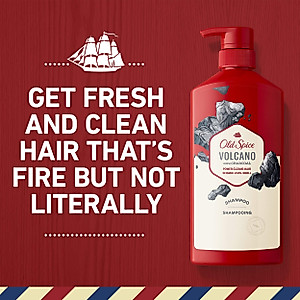 Old Spice Charcoal Shampoo for Men, 21.9 Oz Each, Twin Pack