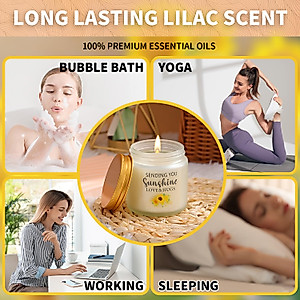 RYANDYPE Birthday Basket Gifts for Women, Sunflower Valentine's Day Gifts, Self Care Sunshine Gift Basket for Friend Sister