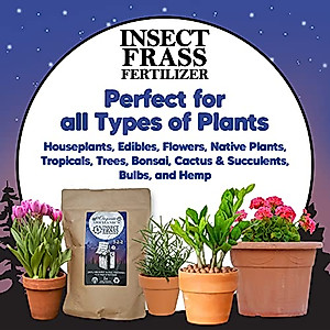 Organic Mechanics 3-2-2 Insect Frass Fertilizer, 2lbs