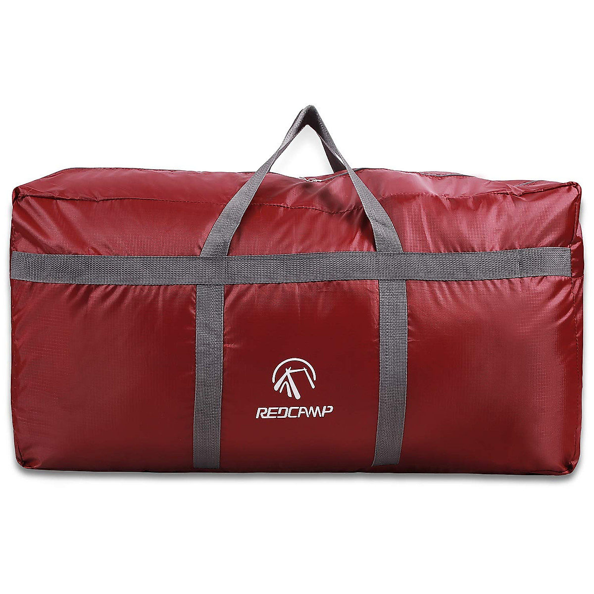 REDCAMP 96L Extra Large Duffle Bag Lightweight, Water Resistant Travel Duffle Bag Foldable for Men Women, Wine Red