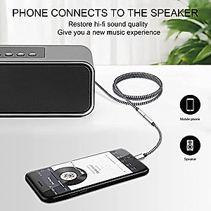 Aux Cord for iPhone, [Apple Mfi Certified] 3-in-1 iPhone Headphones Jack iPhone to car 3.5mm Aux Cord, Lightning to aux Adapter Compatible with iPhone 14/14Pro/13/13 Pro/13 Pro Max/12/12 Pro Max/11