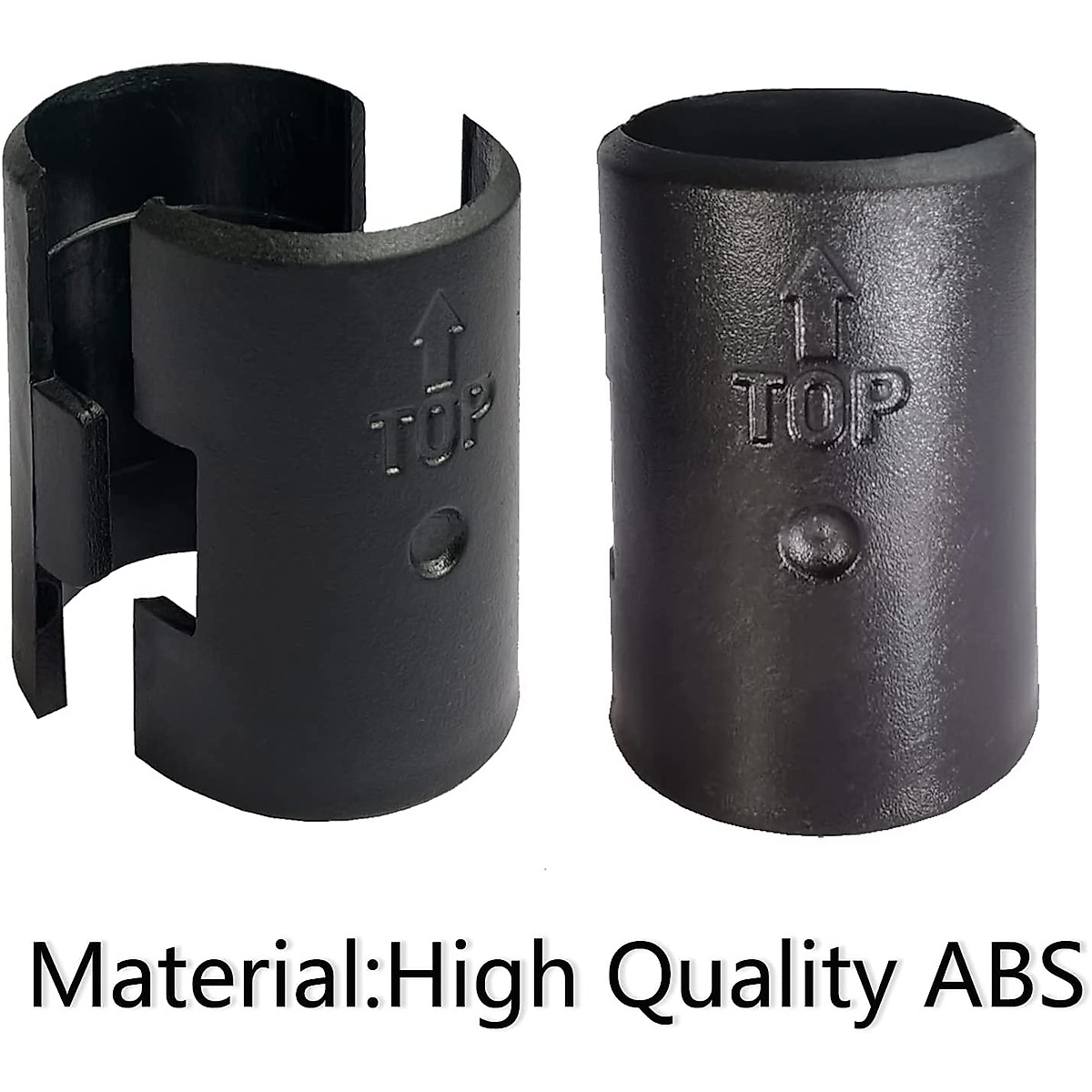 Wire Shelf Clips Shelving Sleeves - 16 Pack Shelf Lock Clips for 1" Post- Shelving Sleeves Replacements for Wire Shelving System