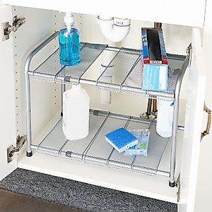 Home Basics FBA_SS44284 2 Tier Expandable/Adjustable U