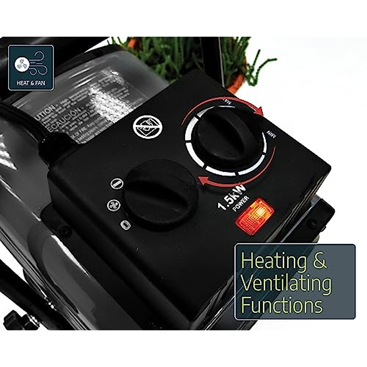 Palram - Canopia Canopia 1500W Portable Fan Heater