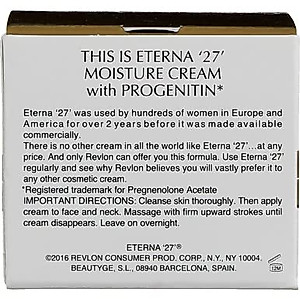 Revlon Eterna '27' Moisture Cream with Progenitin, 2 Ounce (Pack of 2)