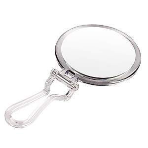 Miss Sweet Folding Hand Held Mirror with 10x Magnification & True Image, 6.1inch Travel Mirror (10X)