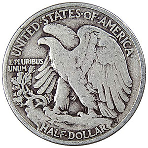 1937 Liberty Walking Half Dollar AG About Good 90% Silver 50c US Coin