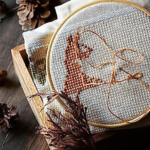 ATDAWN Rainbow Color Embroidery, Cross Stitch Threads, Bracelets, Crafts Floss, 50 Count