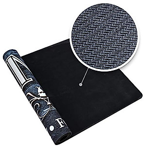 Callerpan Lacomfy Non Slip Laundry Room Rug Waterproof Rubber Kitchen Floor Mat Outdoor Indoor Farmhouse Wood Print Area Rug Novelty Mat Blue,20x48 Inches