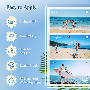 Florida Glow SPF 30 Sunscreen Spray - Hawaii 104 Reef Act & Florida Keys Compliant Broad Spectrum Water Resistant Sport Sun screen - Child Friendly Oxybenzone & Octinoxate Free (SPF 30 1-pack)