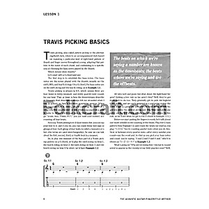 Acoustic Guitar Fingerstyle Method Book with Online Audio (Acoustic Guitar Private Lessons)