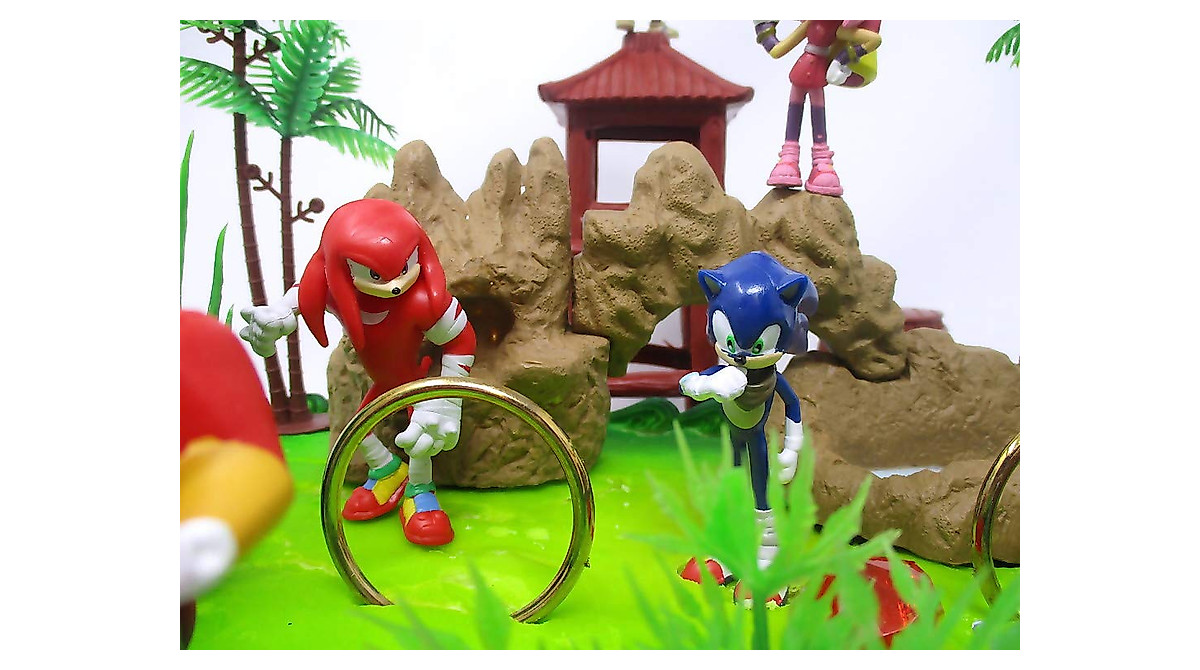 Sonic the Hedgehog Cake Topper Set - Fun Birthday Decor