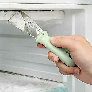 Ruluti Stainless Steel Refrigerator Ice Scraper Removal Deicing Tool Freezer Defroster Kitchen Gadgets