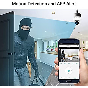 XVIM 2.4GHz WiFi Light Bulb Camera, 3MP Light Bulb Security Camera, Pan/Tilt Wireless Camera Indoor with Night Vision, Human Detection & Live Alerts, 2-Way Audio