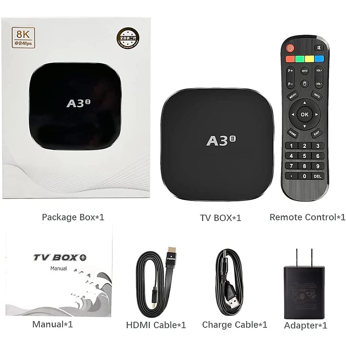 2023 第四代 HTV Box A.3 II H.TV Box A.3 Chinese 中文機頂盒 300+ 中港台頻道 直播 7天回放 華語 粵語 100k+ 海量高清影視劇集 最新高端 海外家庭必备 電視盒子
