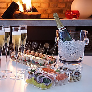 LSA International Serve Trio Dish L11.75in x W4.25in Clear, 11.75 x 4.25