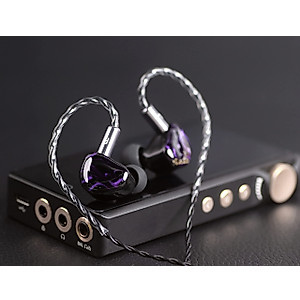 Linsoul Kiwi Ears Cadenza 10mm Beryllium Dynamic Driver IEM 3D Printed with Detachable Interchangeable Plug 0.78 2pin 3.5mm IEM Cable for Musician Audiophile (Perlude, Cadenza)