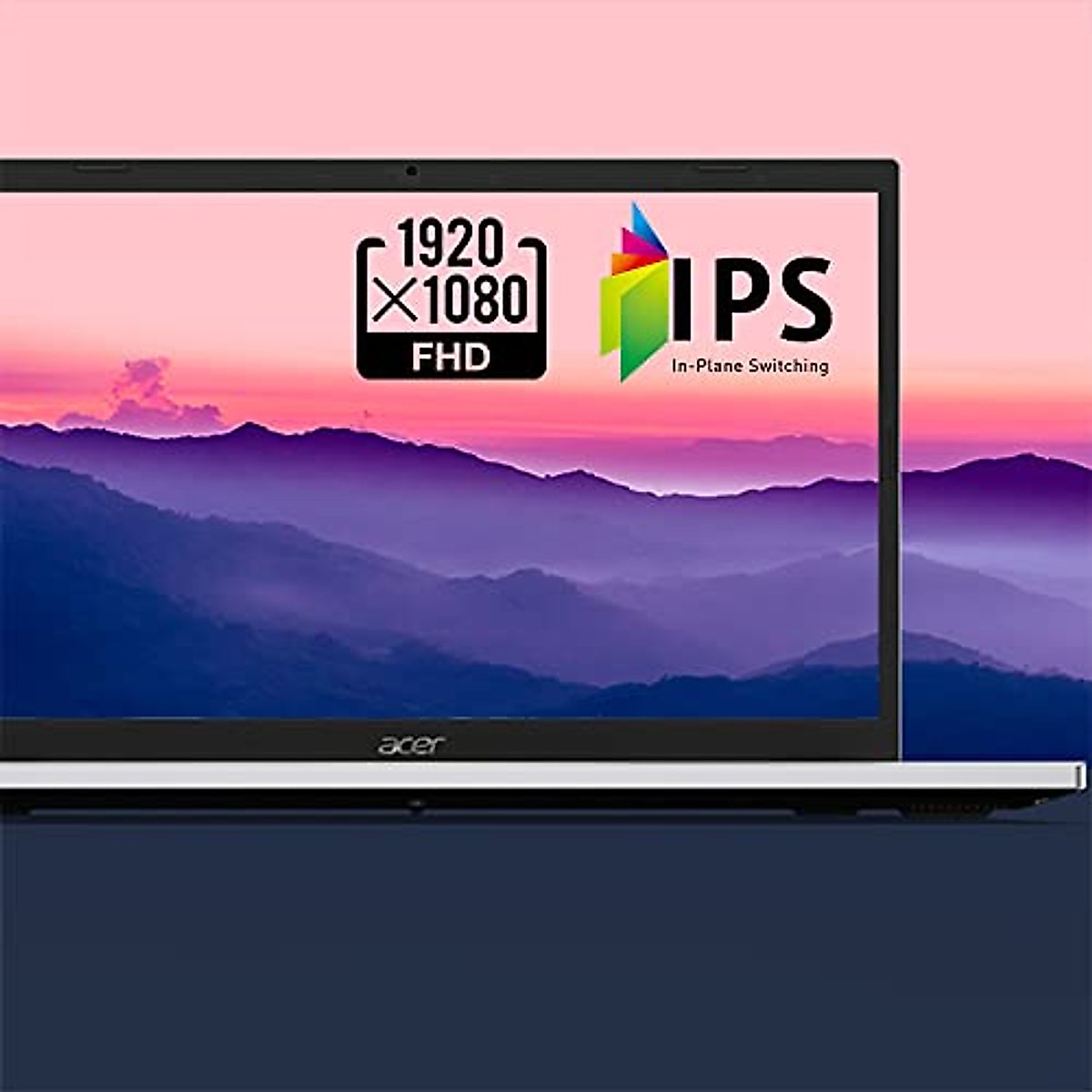 Acer Aspire 3 A314-23P-R3QA Slim Laptop | 14.0" Full HD IPS Display | AMD Ryzen 5 7520U Quad-Core Processor | AMD Radeon Graphics | 8GB LPDDR5 | 512GB NVMe SSD | Wi-Fi 6 | Windows 11 Home,Silver