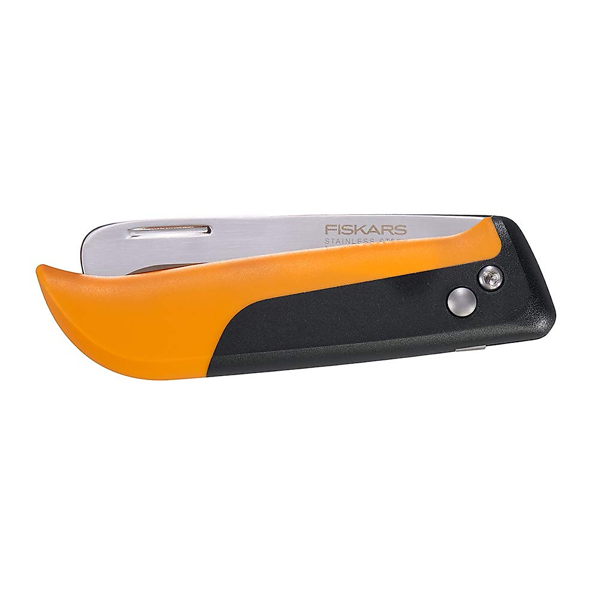 Fiskars Folding Knife for Produce Harvesting, Foldable Gardening Hand Tool with Ergonomic Design