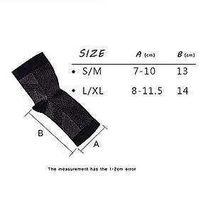 ALILILI 6 pairs Dr Sock Soothers Socks Anti Fatigue Compression Foot Sleeve Support Brace Sock (6 colors, S/M)