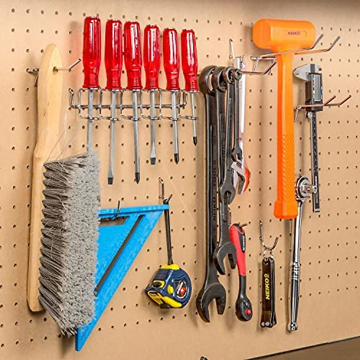 Hiltex 53106 Pegboard Hook Set - 50 Heavy Duty Hooks