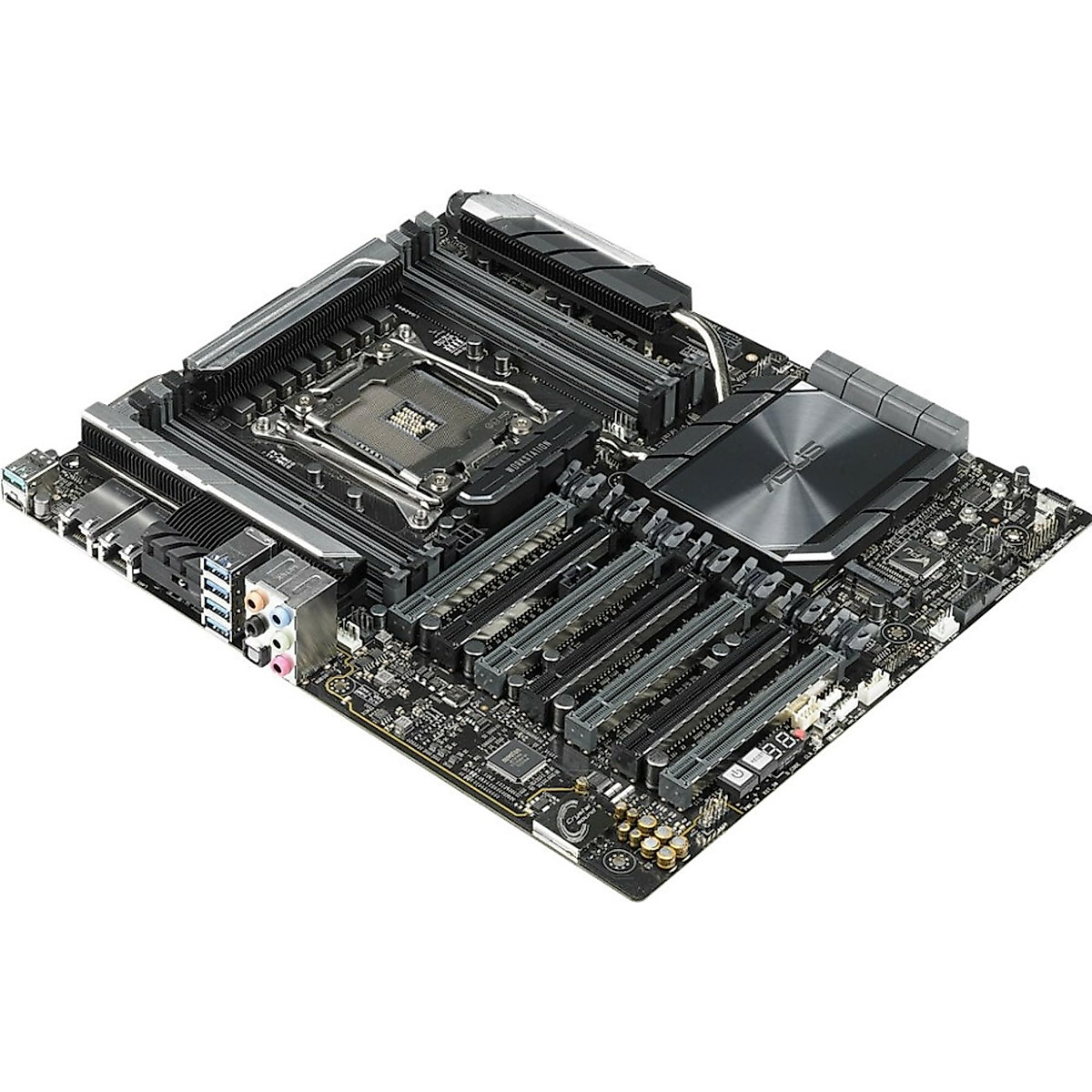 Asus WS X299 SAGE/10G Workstation Motherboard - Intel Chipset - Socket R4 LGA-2066 - SSI CEB - 1 x Processor Support - 128 GB DDR4 SDRAM Maximum RAM - 4.20 GHz O.C, 4.13 GHz O.C, 4 GHz O.C, 3.60 GH