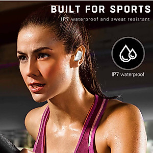 UrbanX Street Buds Live True Wireless Earbud Headphones for Samsung Galaxy - Wireless Earbuds w/Active Noise Cancelling (US Version with Warranty - Frost White)