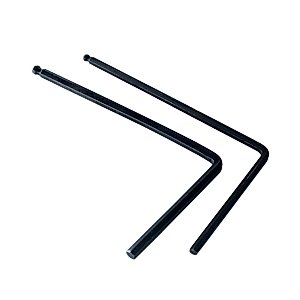 LGEGE Guitar Ball End Allen Wrench Set Repair Tool Guitar Neck Bridge Screw Truss Rod Adjustment 4mm and 5mm (Black)