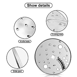 SLICE SHRED DISC BLADE for Hamilton Beach Food Processor 70730 70670 70740 70760