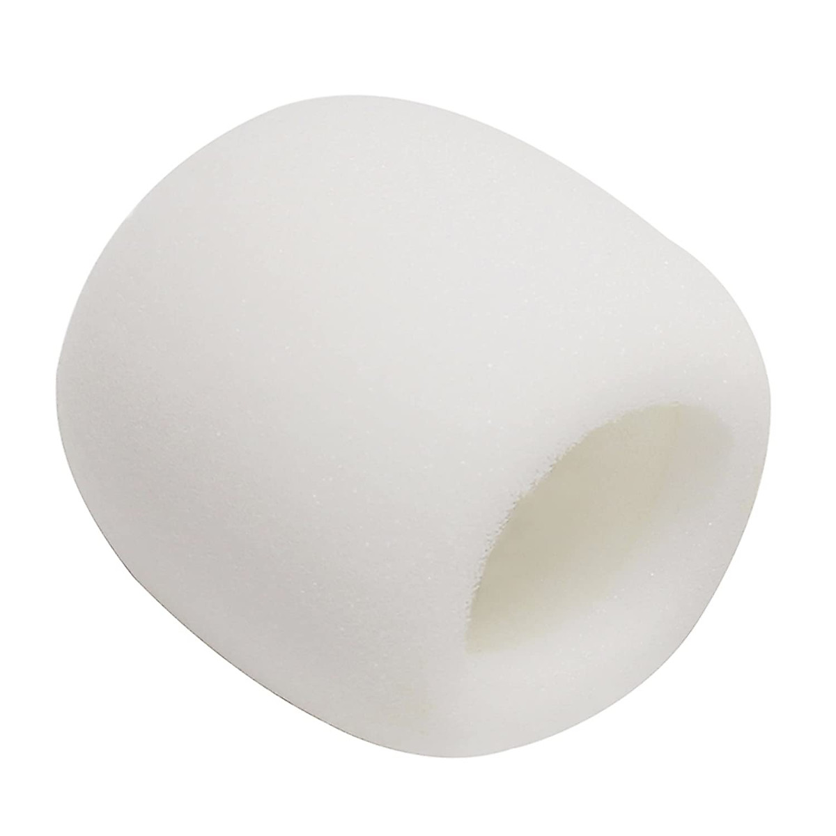 Fielect Microphone Cover Sponge Foam Mic Cover Handheld Microphone Windscreen Shield Protection Mic Foam Filter Cover White for Karaoke DJ, KTV, Broadcasting