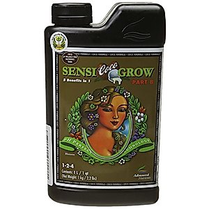 Advanced Nutrients pH Perfect Sensi Coco Grow Part B Plant Nutrient, 1 L