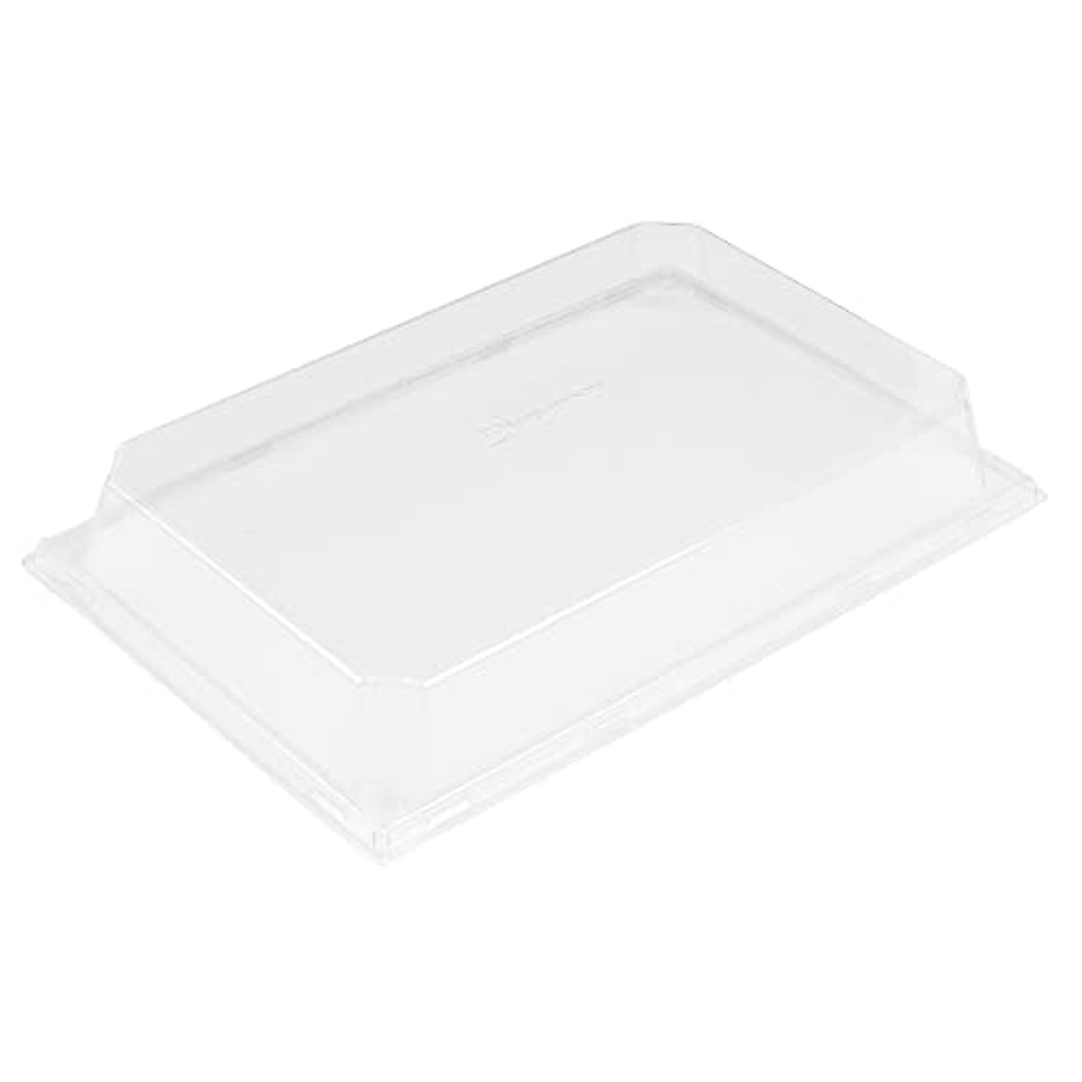 Restaurantware Matsuri Vision Clear Plastic Lid - Fits Large Sushi Tray - 100 count box